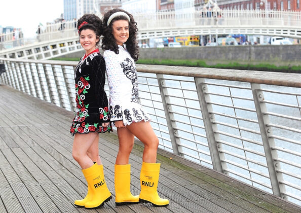 Cara Gaynor and Aideen O’Connell, from Scoil Rince Fingal, are ...