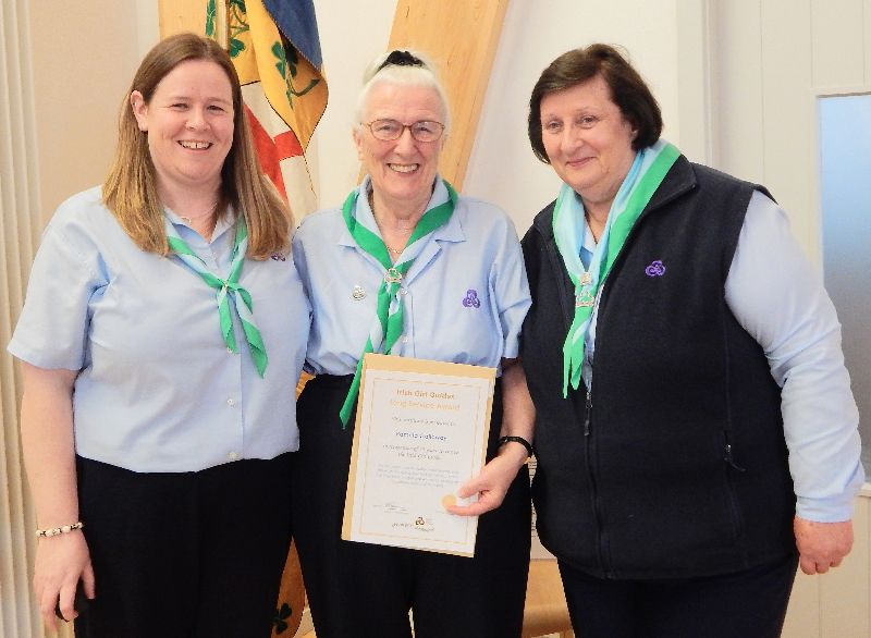Pamela Galloway (centre) with IGG Chief Commissioner Helen Concannon ...