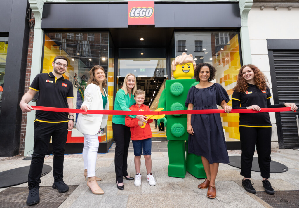 Lego-lovers from far and wide gathered at the opening, excited to see ...