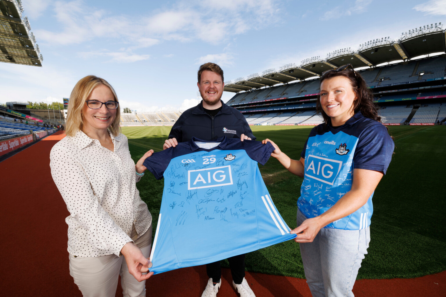 Dublin Ladies Vice-Captain Leah Caffrey joined Liam Redmond Corporate ...