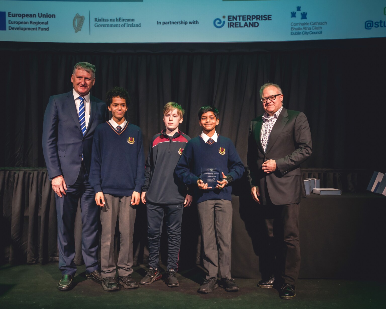 In the Junior Category, the students representing Dublin City (pictured ...