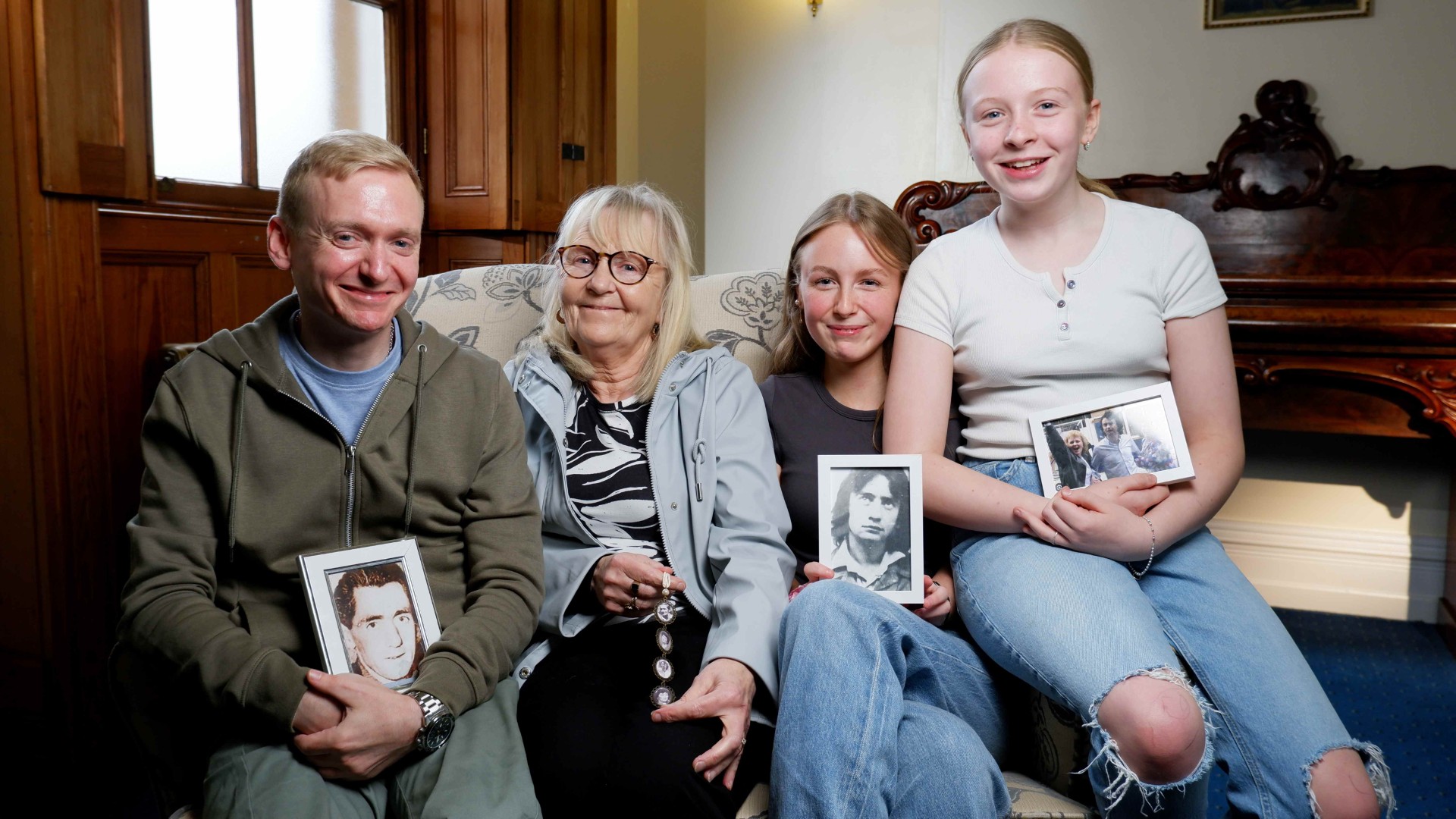 Bridie Brennan and family