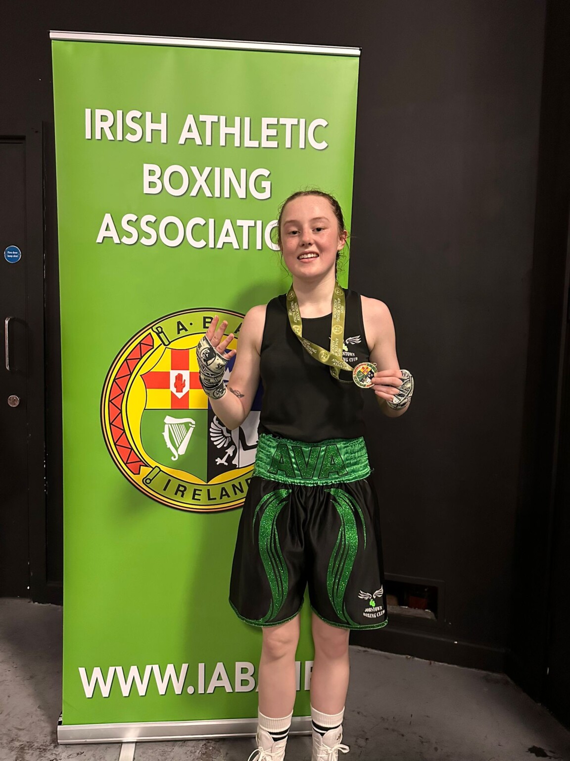 46kg Ava McCabe Jobstown BC IABA-Tara Robins Mari