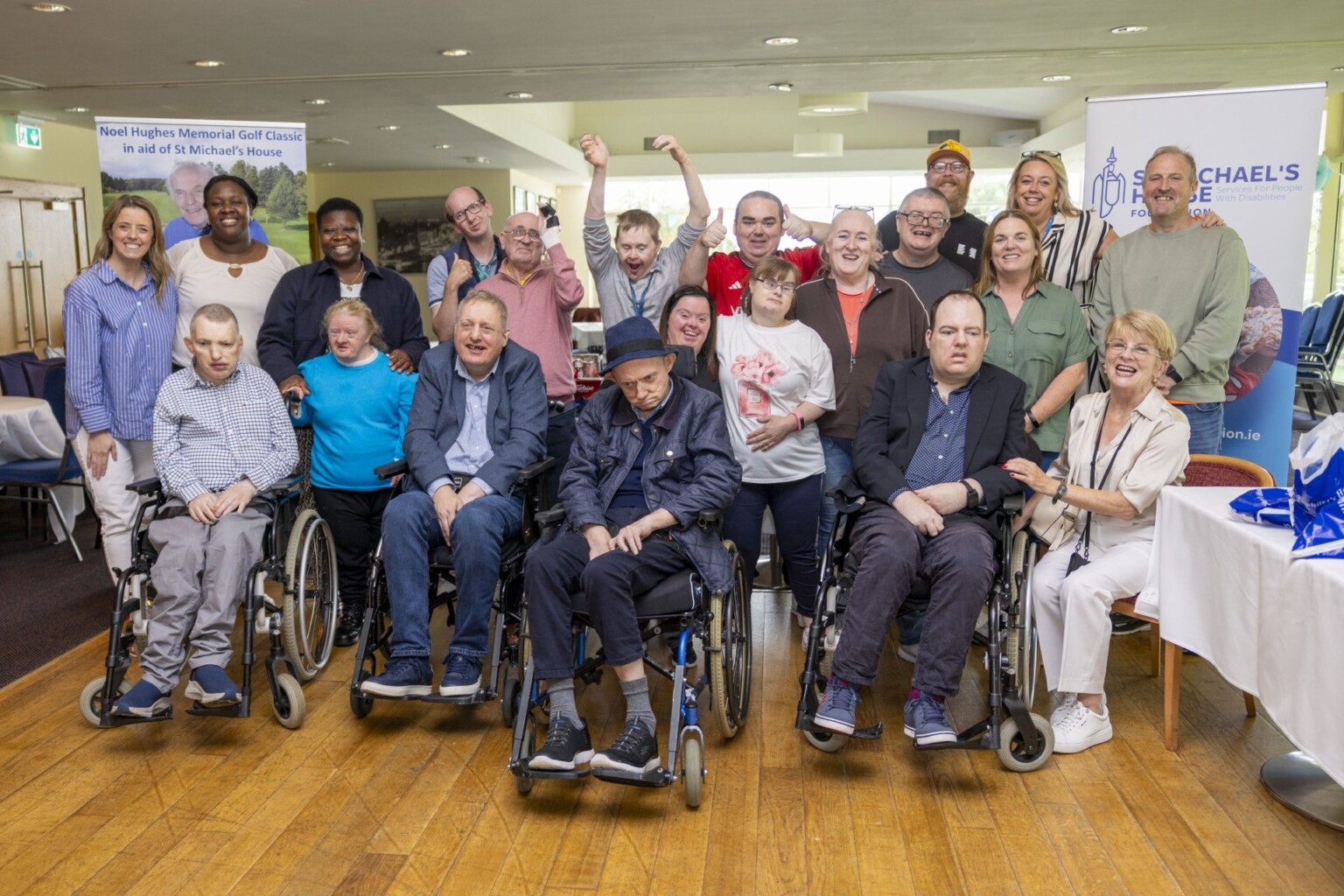 Service users and staff from St Michael’s House An Caislean and ...