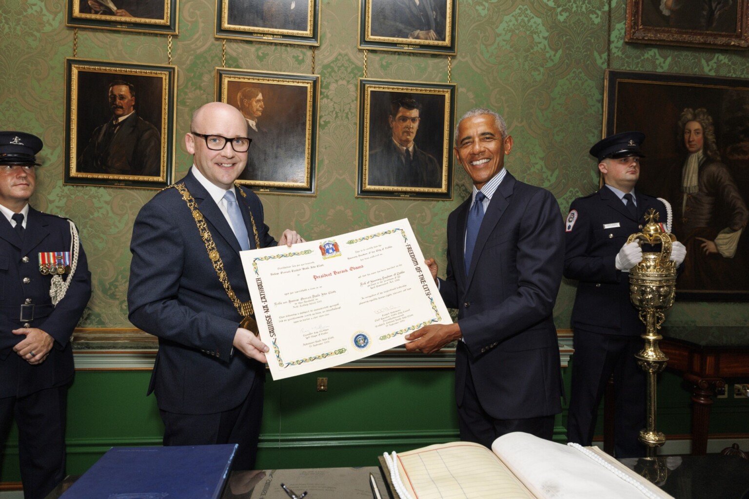 Speaking at the Mansion House ceremony, Lord Mayor McAdam said it was ...