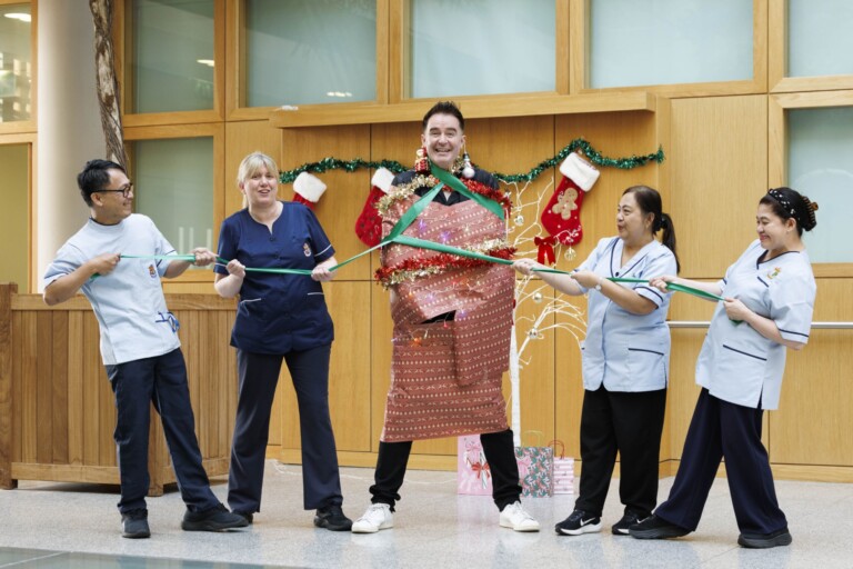 Join Jarlath Regan in helping wrap Mater patients in care this Christmas